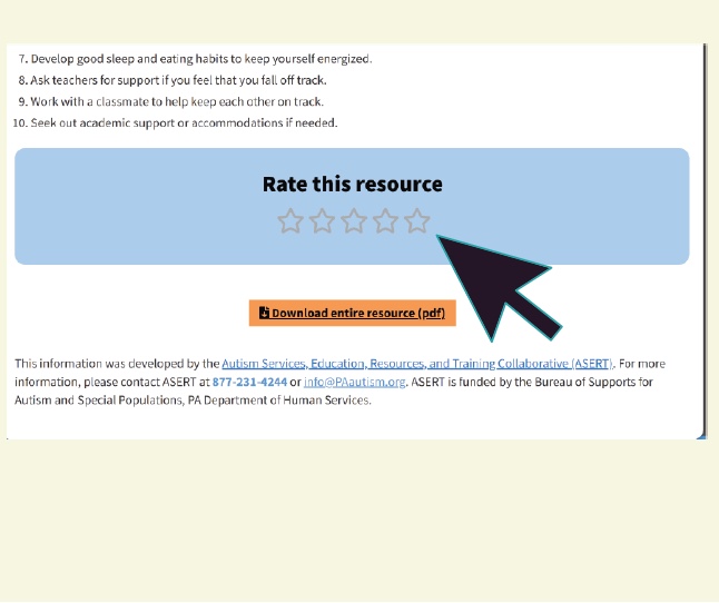 How to Use the ASERT Website — PAAutism.org, an ASERT Autism Resource Guide